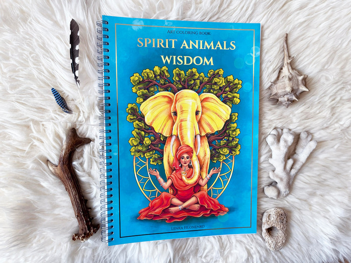 Spirit Animals Wisdom - stínované omalovánky :: Kolorka